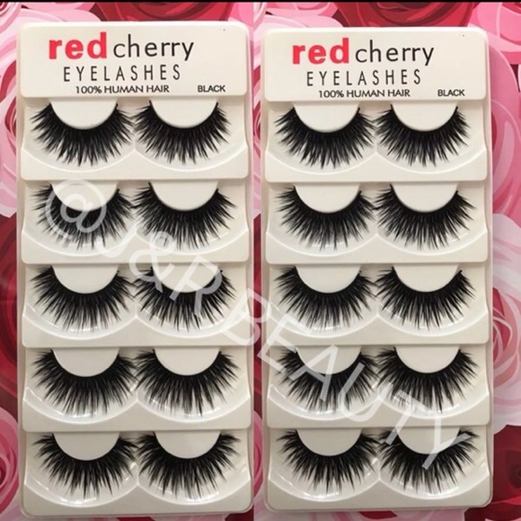 Makeup | Red Cherry Eyelashes 1 Pairs | Poshmark